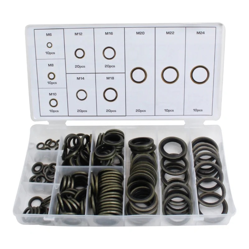 Kit 150 anilhas Brick (metal-borracha) M6-M24 - Proxira.pt